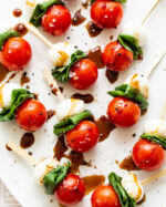 Caprese Skewers with Balsamic Drizzle - Fresh and Light