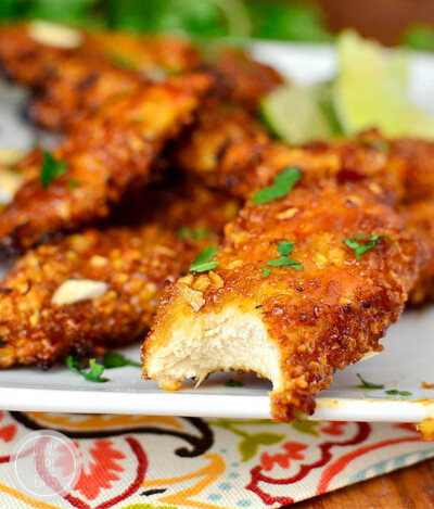 Thai Sticky Chicken Fingers - Irresistibly Crunchy
