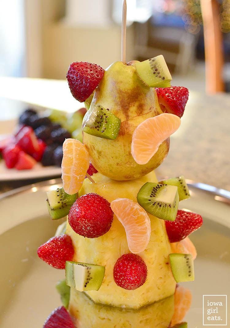 Fruit Christmas Tree - Iowa Girl Eats