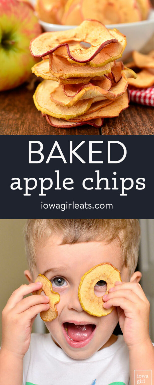 Baked Apple Chips - Healthy Snack Idea