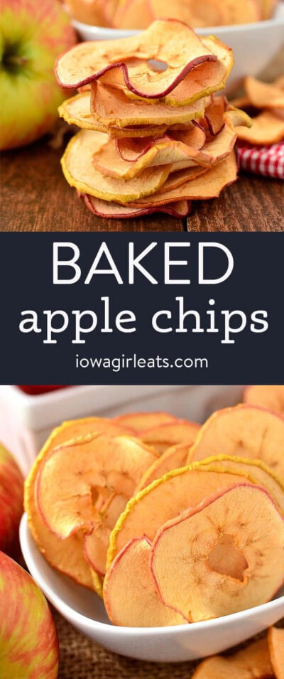 Baked Apple Chips - Healthy Snack Idea