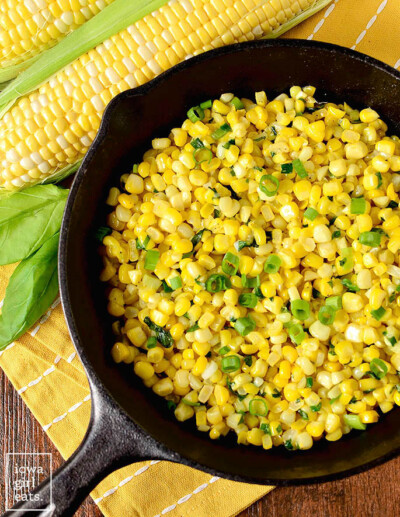 Summer Sweet Corn Saute - Easy Side Dish Recipe