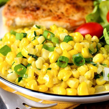 Summer Sweet Corn Saute - Easy Side Dish Recipe