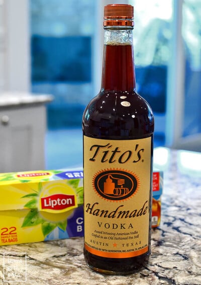 Homemade Sweet Tea Vodka - Iowa Girl Eats