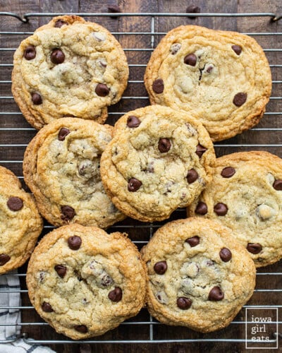 Gluten Free Chocolate Chip Cookies - The PERECT CCC Recipe!