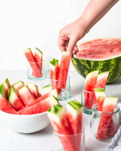How to Cut Watermlon Sticks — The Ultimate Summer Hack!