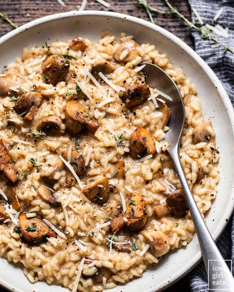 Easy Mushroom Risotto - Restaurant Quality