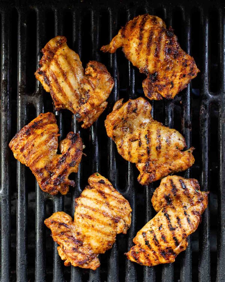 Simple Grilled Chicken Thighs - No Marinade