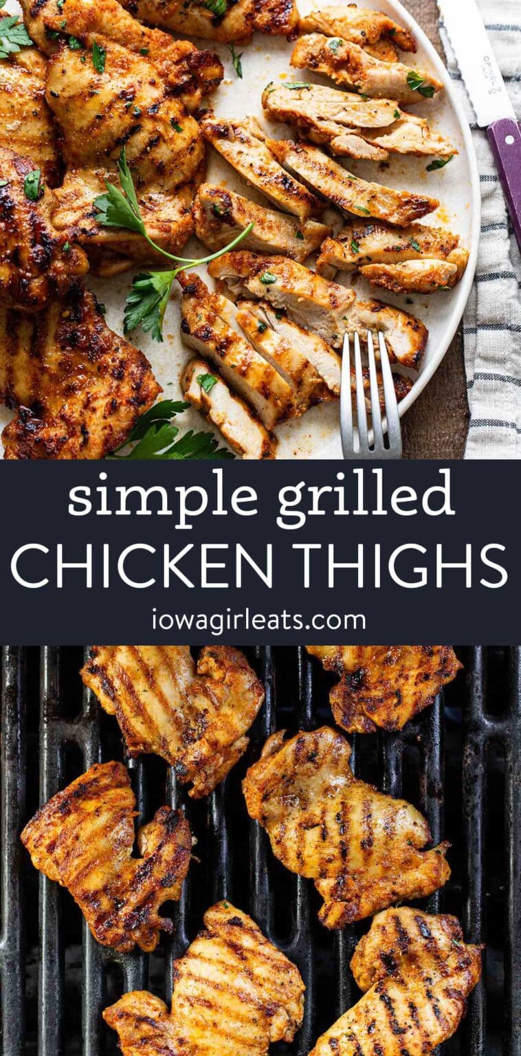 Simple Grilled Chicken Thighs - No Marinade