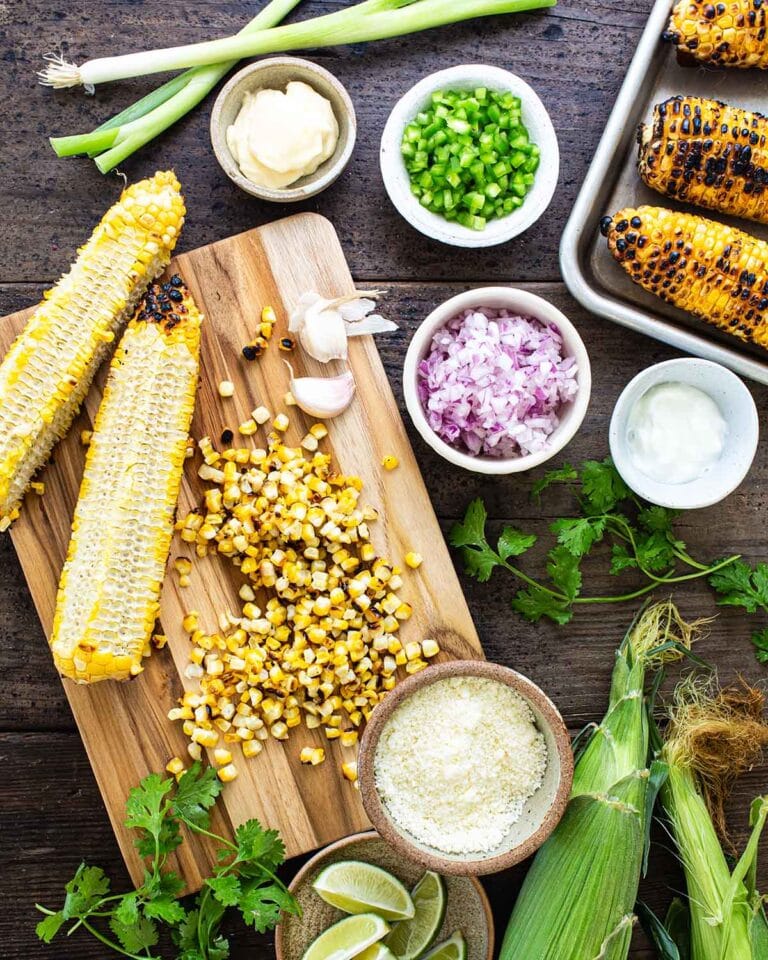 Esquites (Mexican Street Corn Salad) - Fresh and Easy Side Dish
