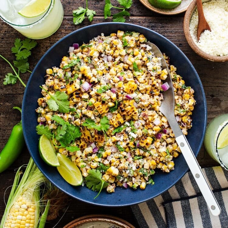 Esquites (Mexican Street Corn Salad) - Fresh and Easy Side Dish